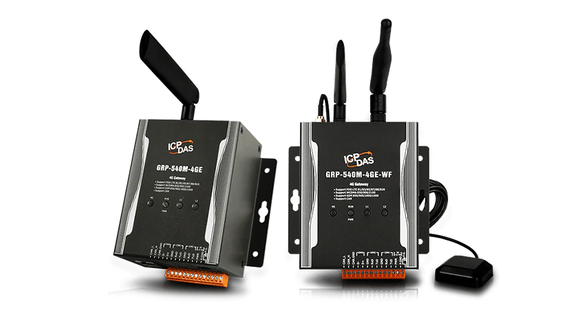 Сотовый шлюз GRP-540M-4GE для передачи данных с LAN, Wi-Fi, COM и CAN