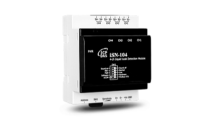 Четырехканальный Modbus RTU модуль обнаружения протечки жидкости iSN-104